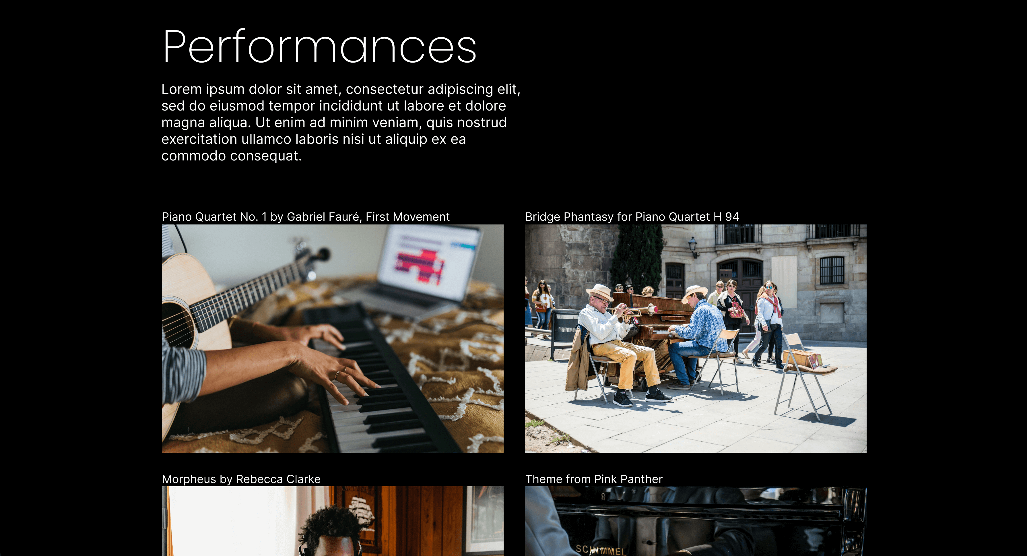 Kumiko Music website redesign